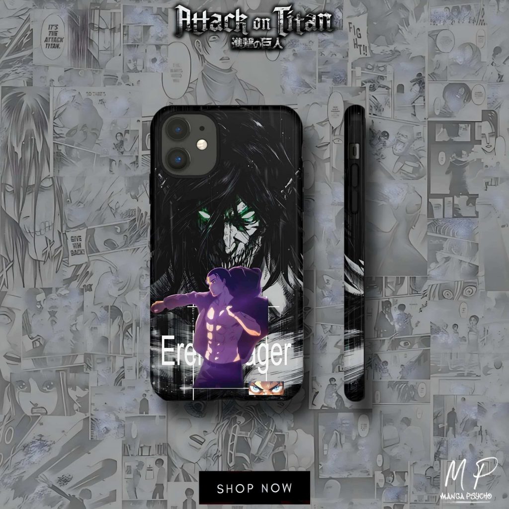 Eren Yeager Stylish Phone Case: Embrace the Exclusive Titan-Shifting ...