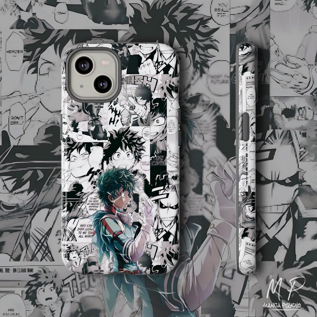 Heroic Mastery Izuku Midoriya Manga Phone Case: Elevate Your Device ...