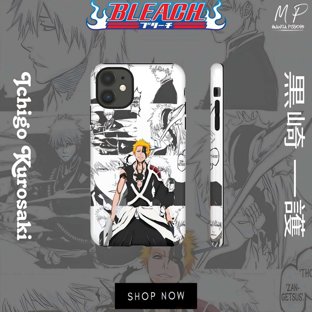 Ichigo Manga Phone Case: Dive into the Pages of “Bleach” with this ...