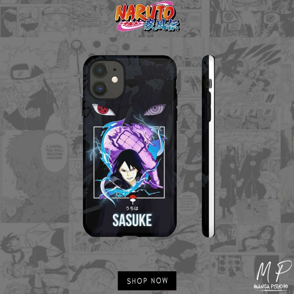 Adult Sasuke Iconic Phone Glass Case: Elevate Your Collection with this ...